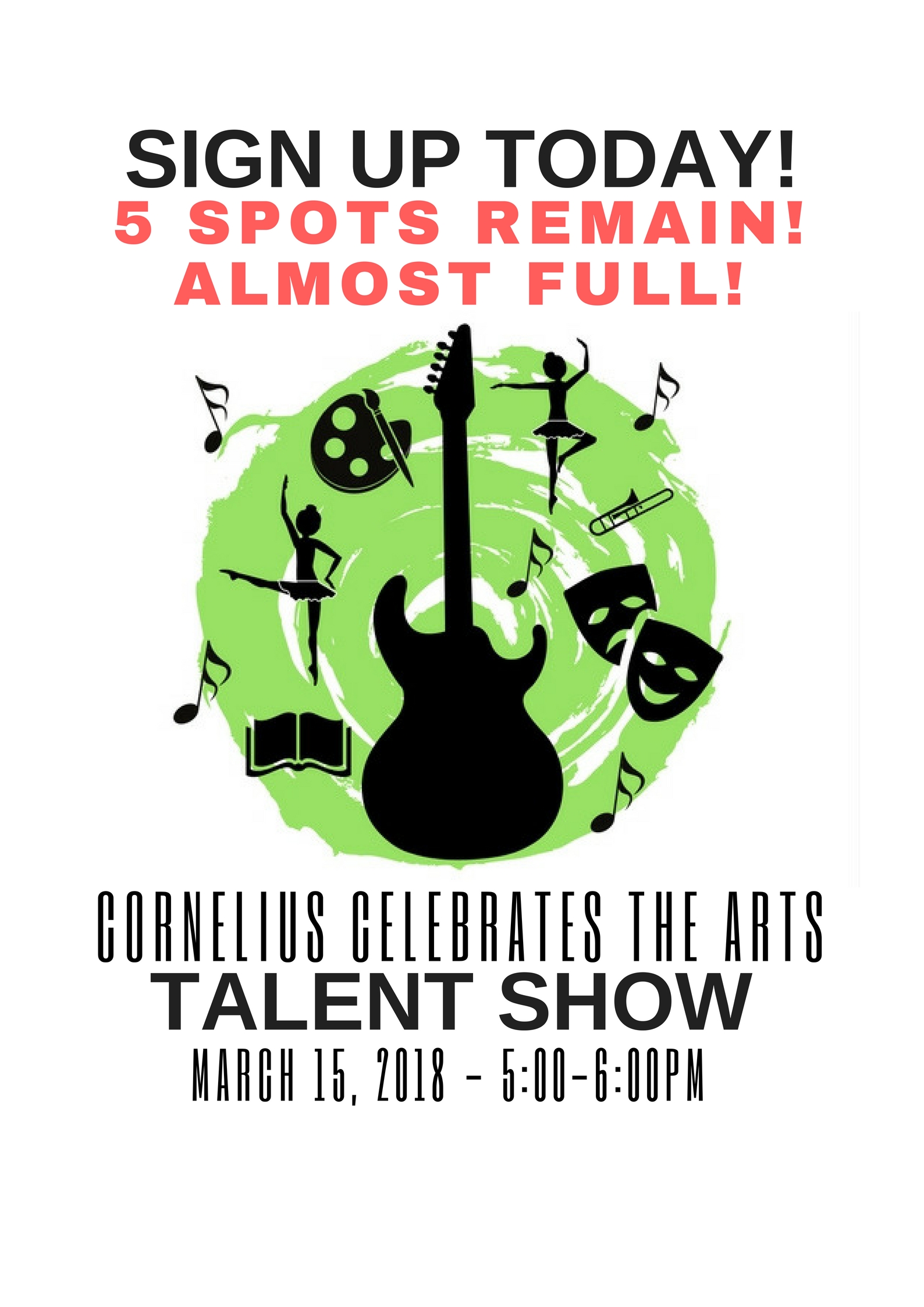 Talent Show – Just a few spots left! – Cornelius Elementary PTO ...