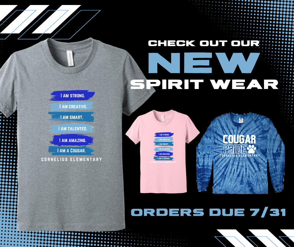 2024 Spirit Wear Now Available! – Cornelius Elementary PTO
